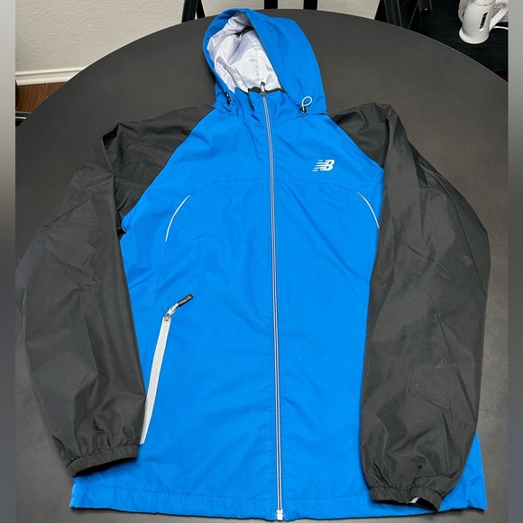 New Balance | Jackets & Coats | New Balance Colorblock Hooded Jacket ...